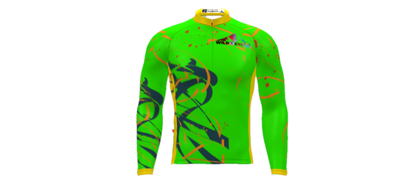 Green Ribbons Long Sleeve Jersey (Women's)